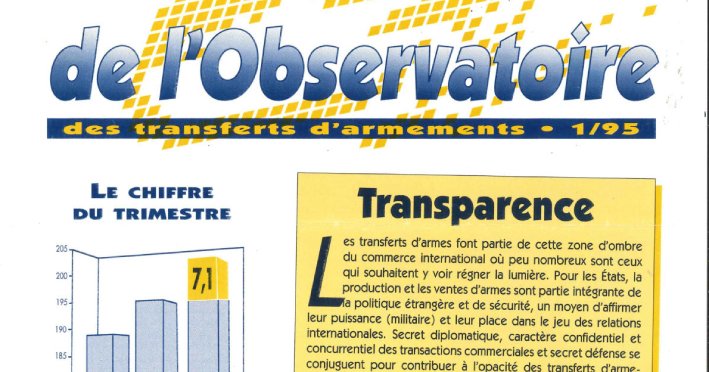 Transparence - Observatoire des armements / CDRPC